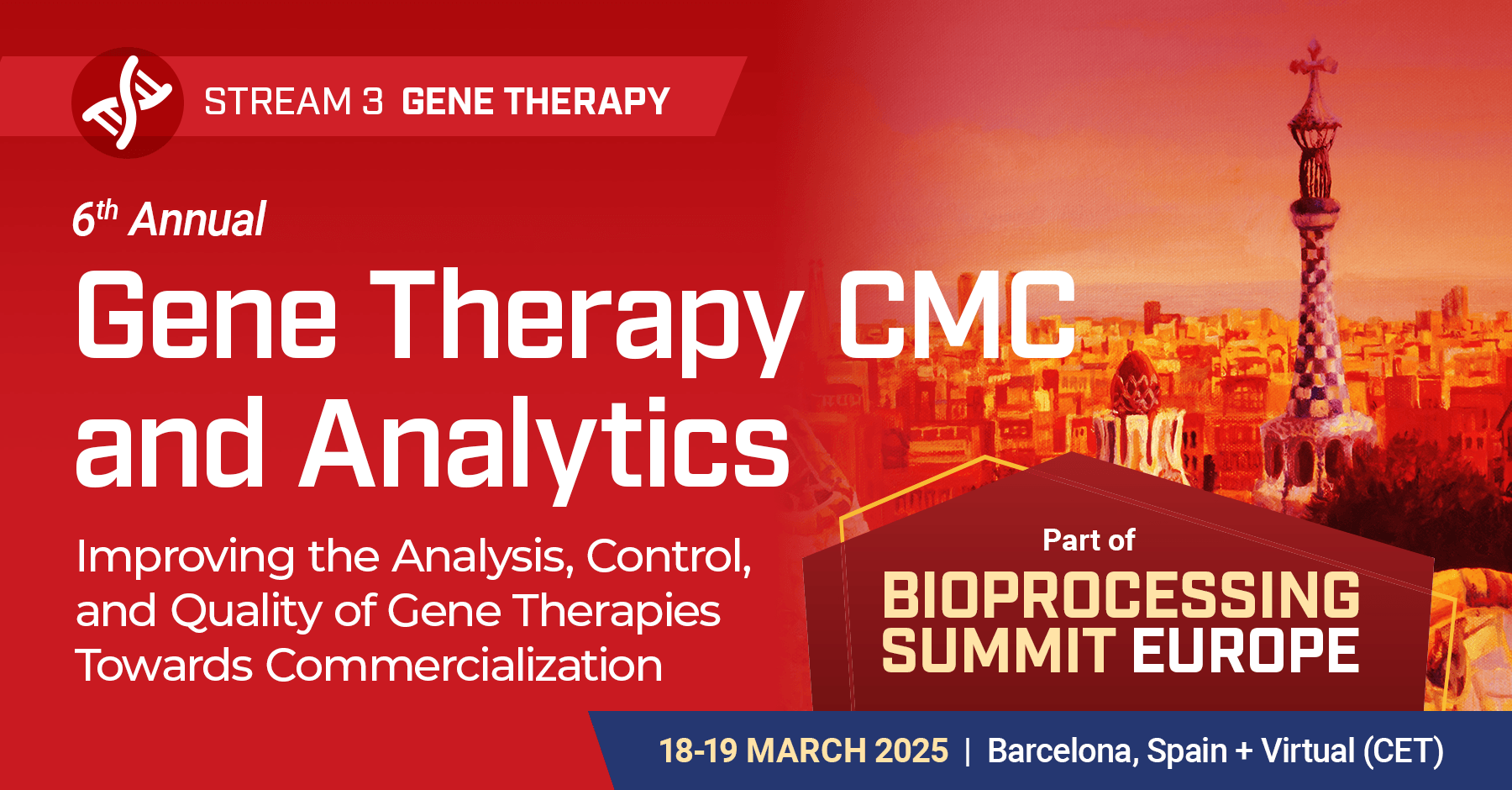 Gene Therapy CMC and Analytics | Bioprocessing Summit Europe | 18-20 ...
