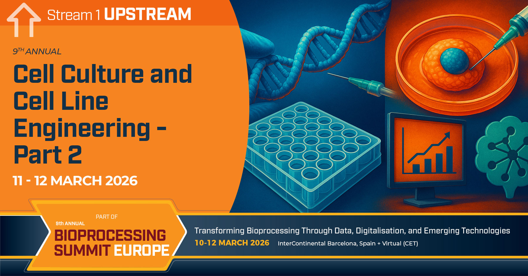 Cell Culture and Cell Line Engineering - Part 2 | Bioprocessing Summit Europe 2026
